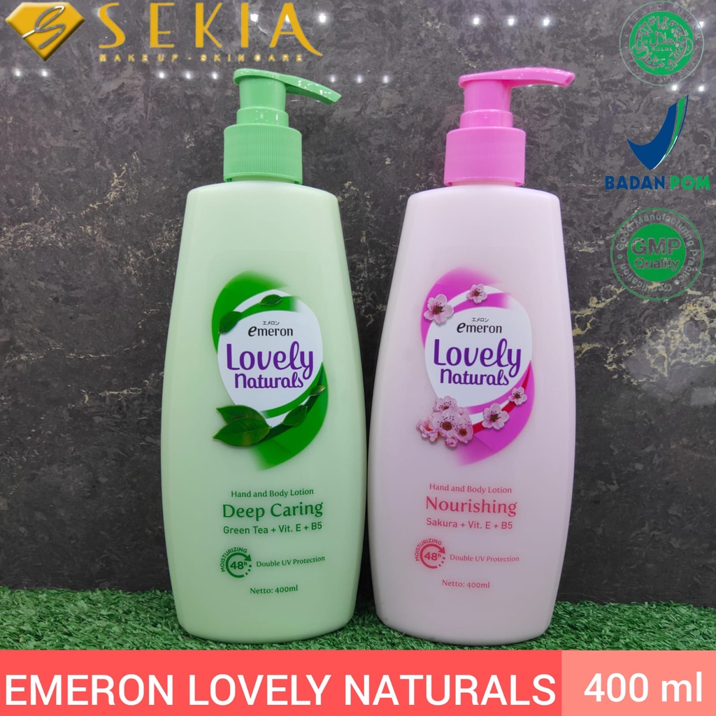 Jual Emeron Lovely Naturals Hand and Body Lotion 400ml / Emeron Lotion ...
