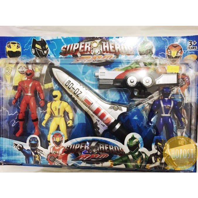 Jual Mainan Anak Power Rangers Full Set | Shopee Indonesia