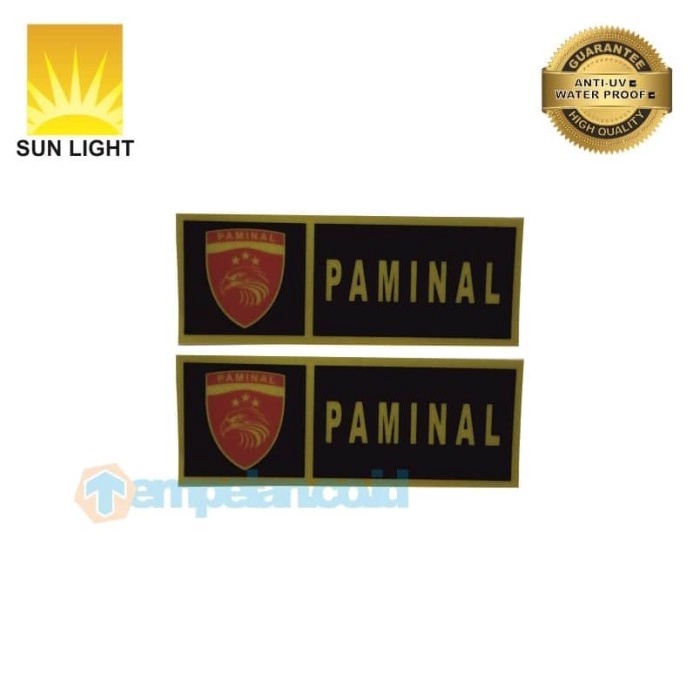 Jual STIKER SIGN PLAT PAMINAL POLRI | Shopee Indonesia