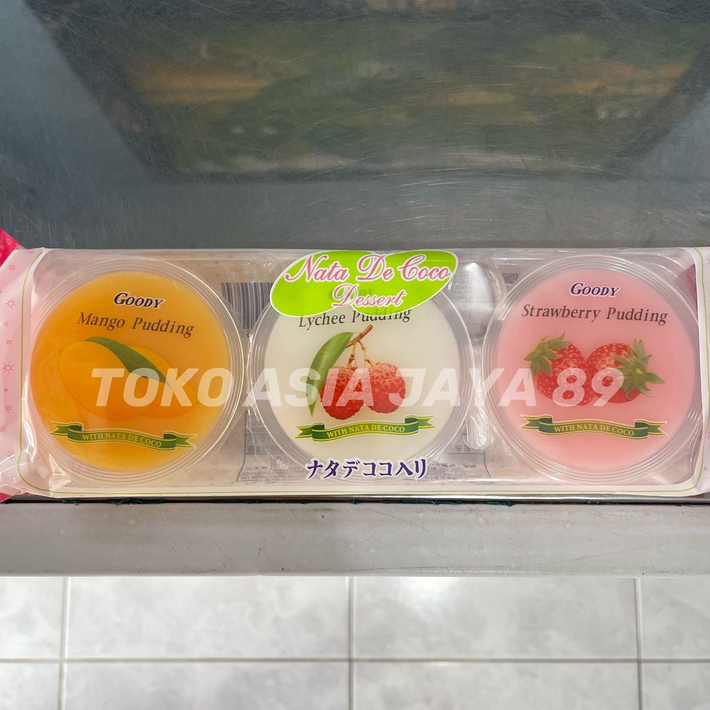 Jual goody pudding with nata de coco 80 gr isi 3 rasa mix | Shopee ...