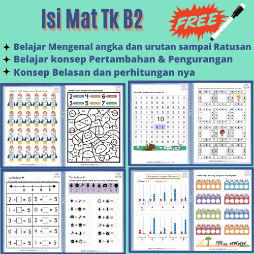 Jual Buku Belajar Bahasa Inggris Anak TK B Paud 5tahun - Belajar Menulis Menggunting Berhitung ...