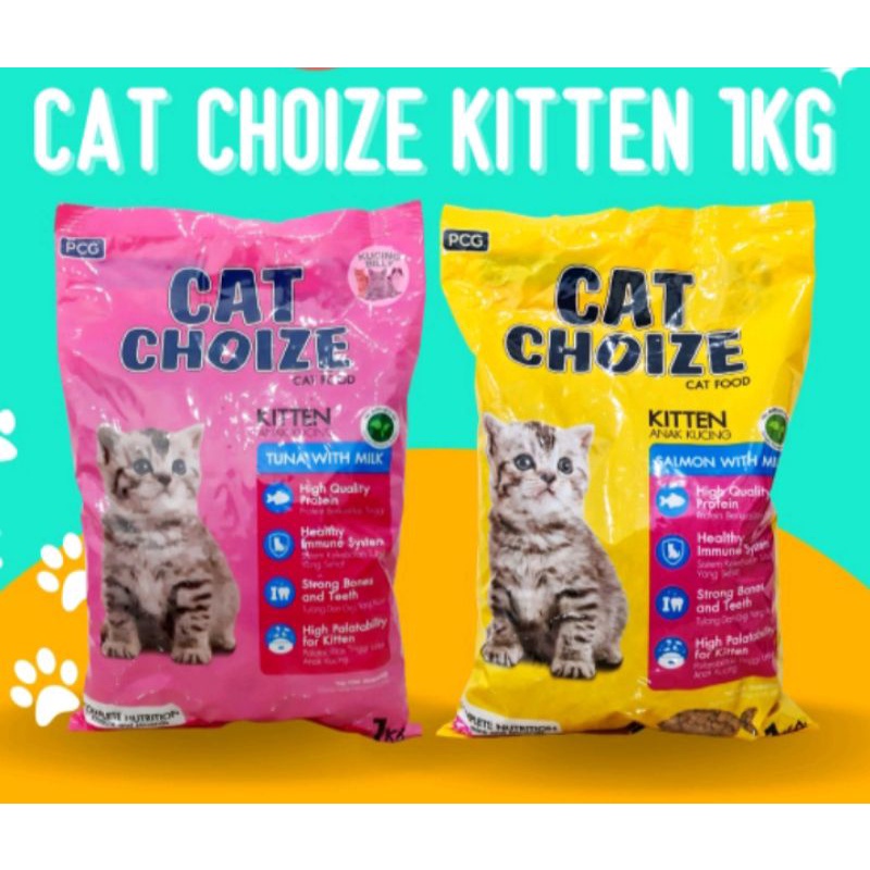 Jual CAT CHOICE // makanan kucing kemasan 1kg | Shopee Indonesia