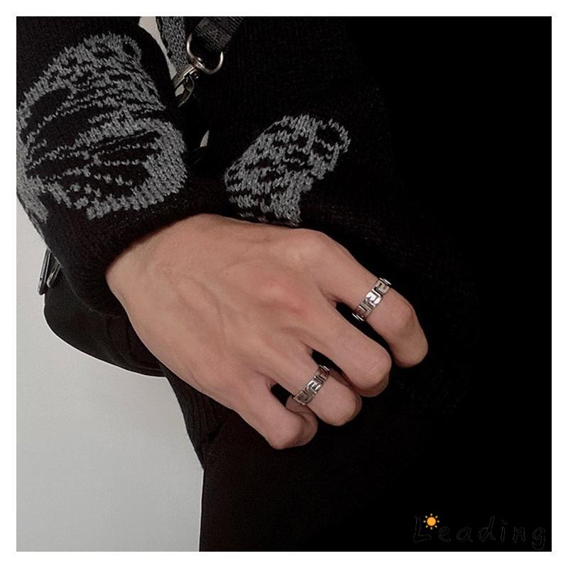 Jual New Arrival Cod Cincin Pola Zuma Cincin Pola Silver Aesthetic Ring ...