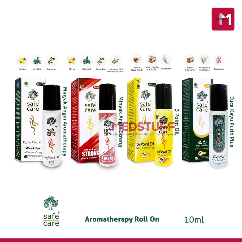 Jual Safe Care 10ml Minyak Angin Aromatherapy Roll On Minyak Angin Aromaterapi Safecare 10ml