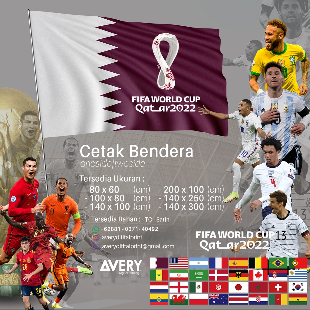 Jual BENDERA PIALA DUNIA | Shopee Indonesia