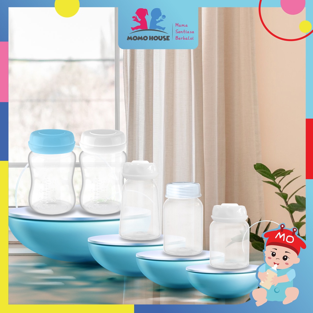 Jual MOMO HOUSE Botol Penyimpanan Asi Botol Asi Breastmilk Storage Bottle Breastfeeding Bottle ...