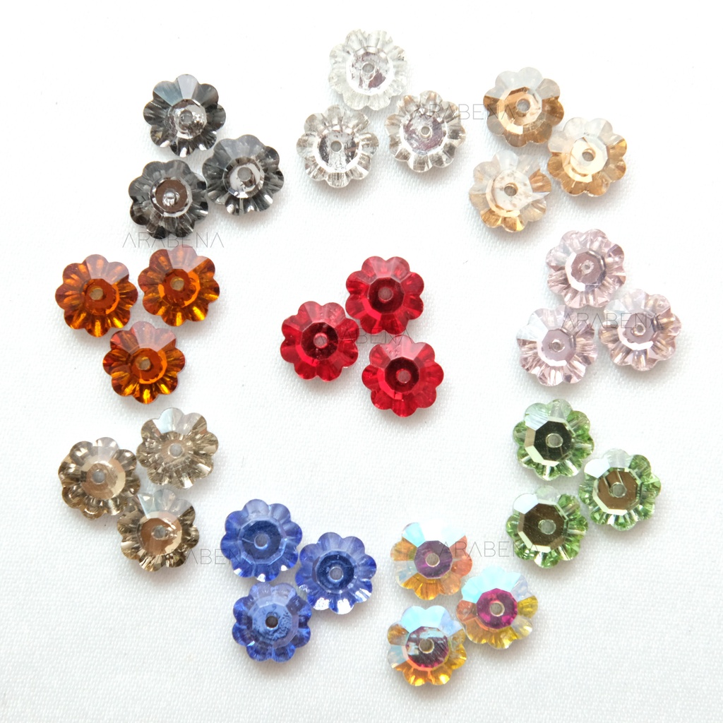 Jual KRISTAL JAHIT BUNGA BAHAN KACA | Shopee Indonesia