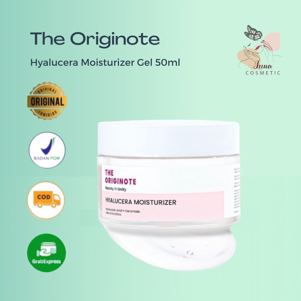 Jual The Originote Hyalucera Moisturizer Gel 50ml Pelembab Wajah ...