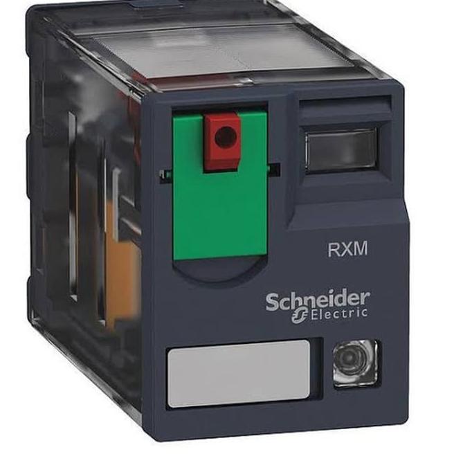 Jual SCHNEIDER RELAY PLUG IN 2CO 12A DENGAN LED 24VDC RXM2AB2BD | Shopee Indonesia