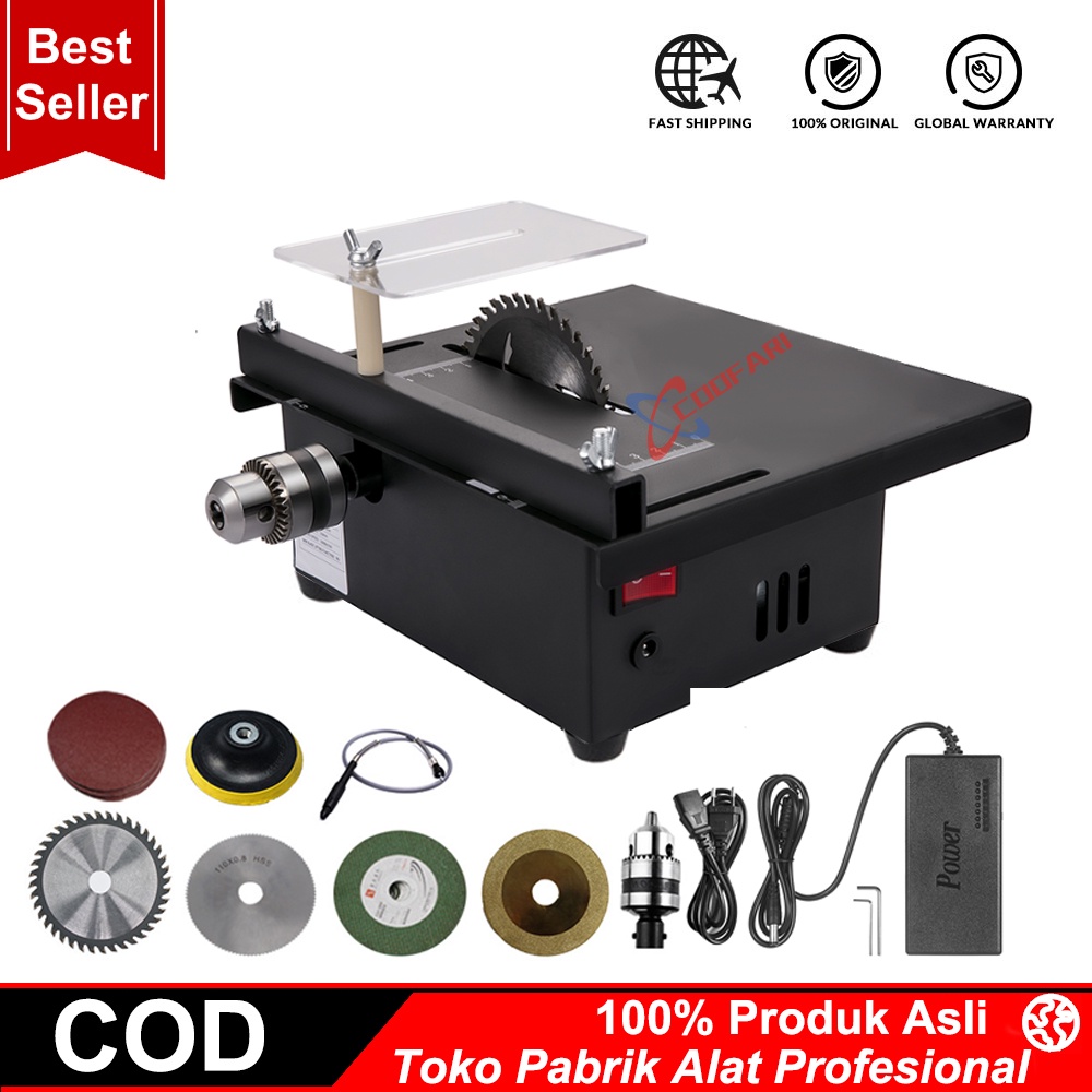 Jual Gergaji Meja Multifungsi, Mesin Pemotong Meja Mini dengan Pisau ...