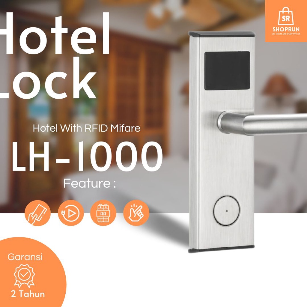 Jual Hotel Lock LH1000 + Card Encoder + Software Termurah | Door Lock ...