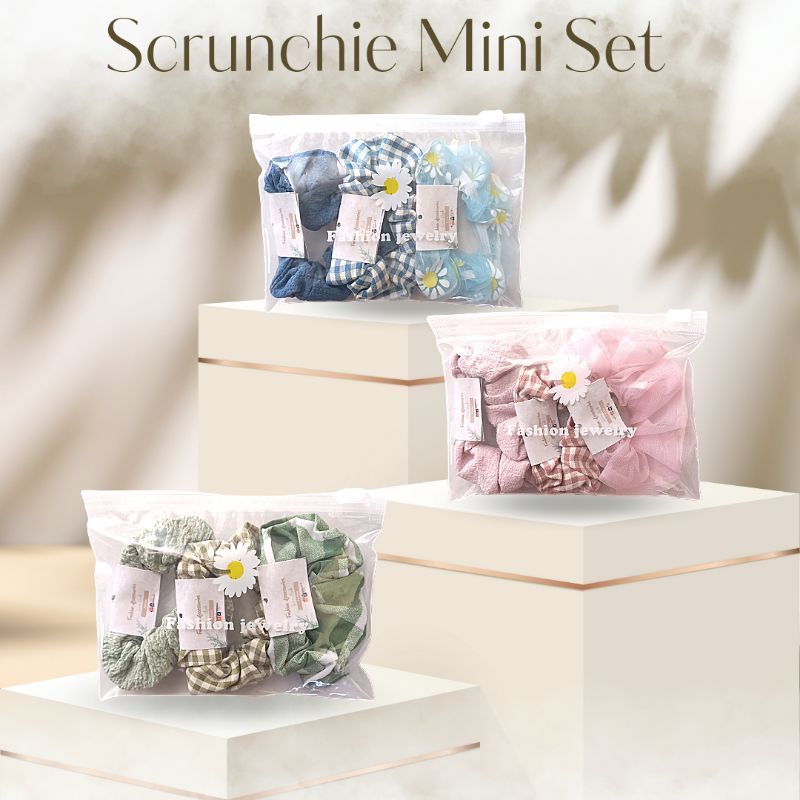 Jual INVICA HIJAB | SCRUNCHIE MINI SET | IKAT RAMBUT | KUNCIR RAMBUT ...