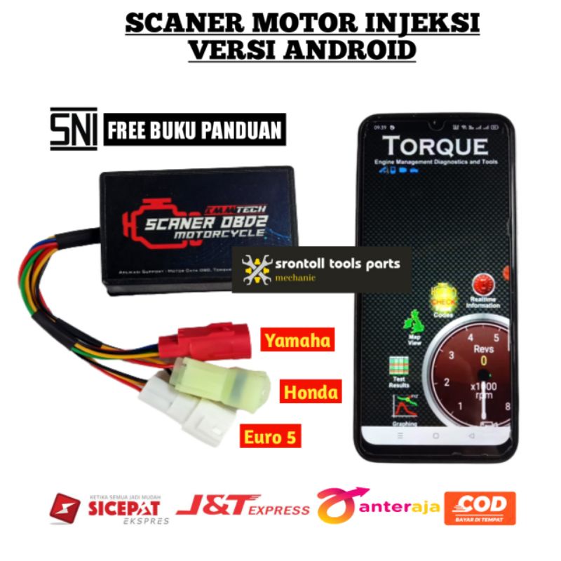 Jual SCANER SCANNER OBD 2 MOTOR INJEKSI VERSI ANDROID scaner sacanner ...
