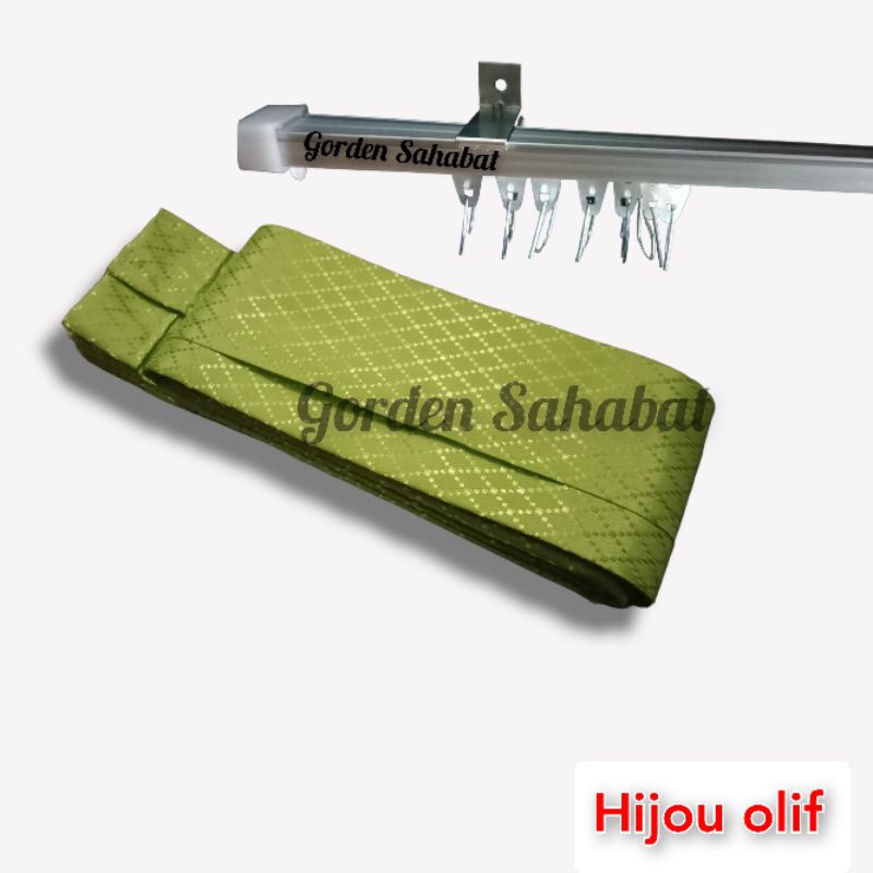 Jual gorden 1 set lengkap | gorden 1 paket sama besinya | gorden polos ...