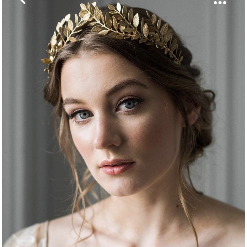 Jual Bando model daun gold untuk hias rambut BND 3 DN | Shopee Indonesia