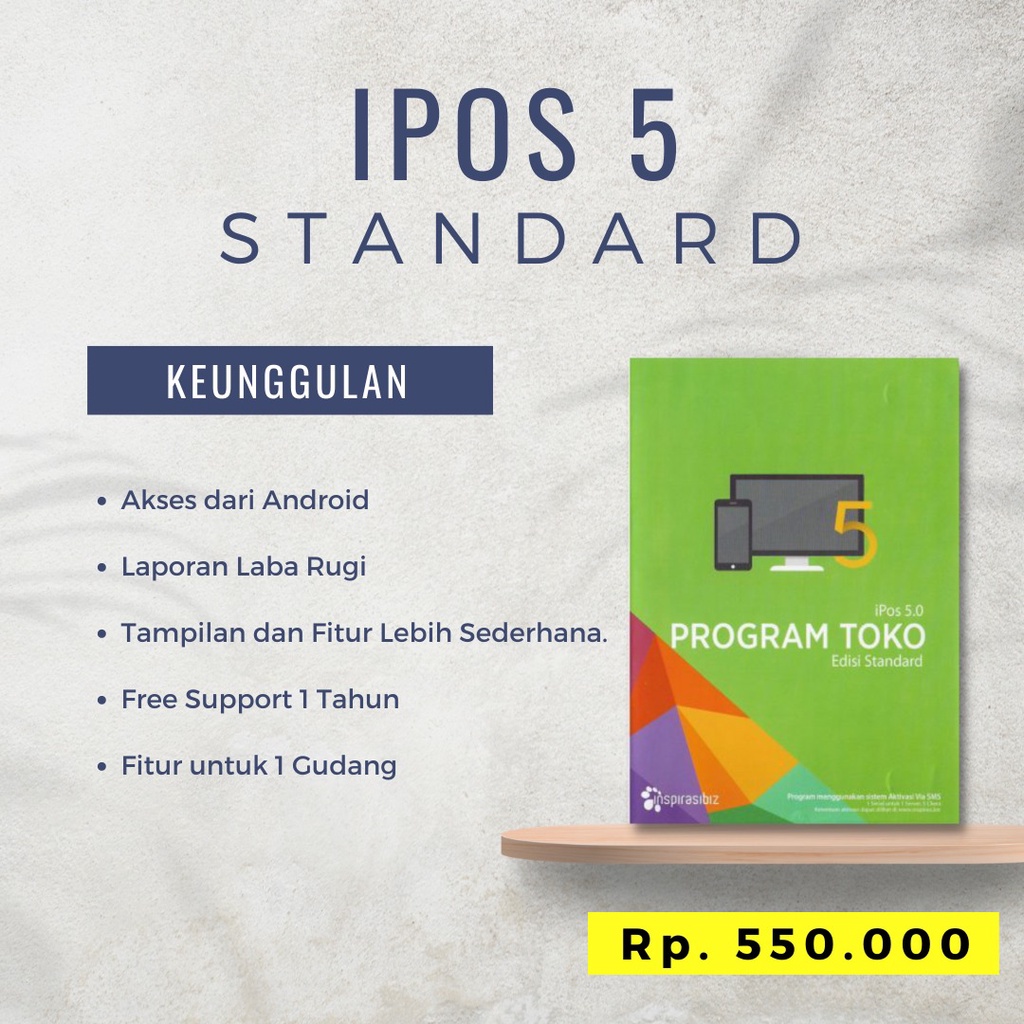 Jual Program Toko iPos 5 Standar ORIGINAL (Bisa Akses Dari Android ...