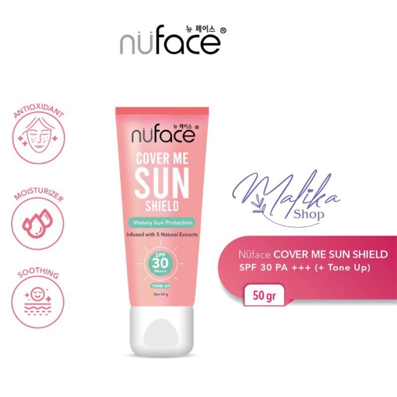 Jual Nu Face sunscreen SPF 30 tone up | Shopee Indonesia