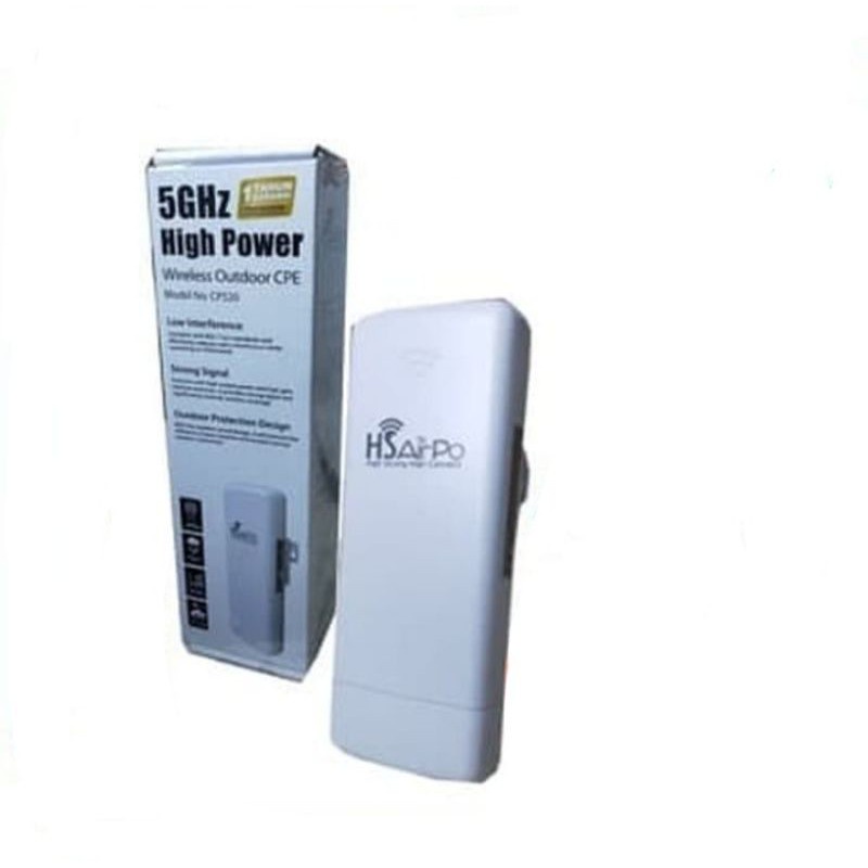 Jual HSAirPo CP520 CPE 5.8GHz 300Mbps Wireless Outdoor CPE HS AirPo ...