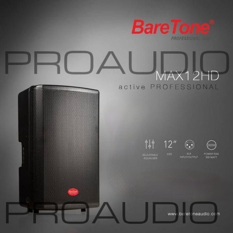 Jual Baretone Max 12 HD Max12hd Speaker Aktif 2X500W 1 Set Original ...