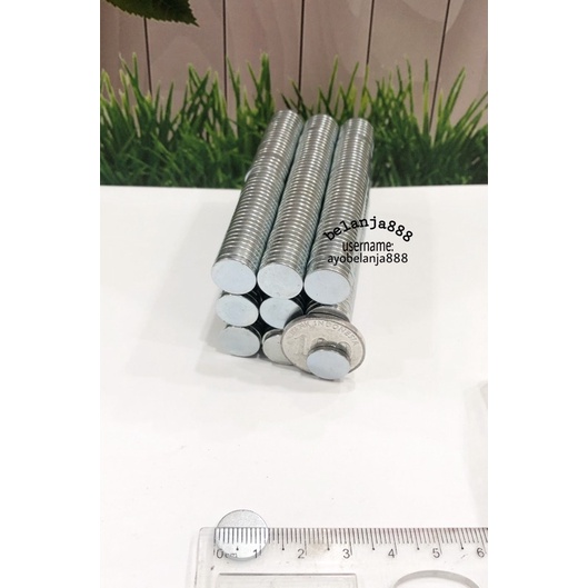 Jual Magnet Neodimyum bulat ukuran 12x2 satuan | Shopee Indonesia