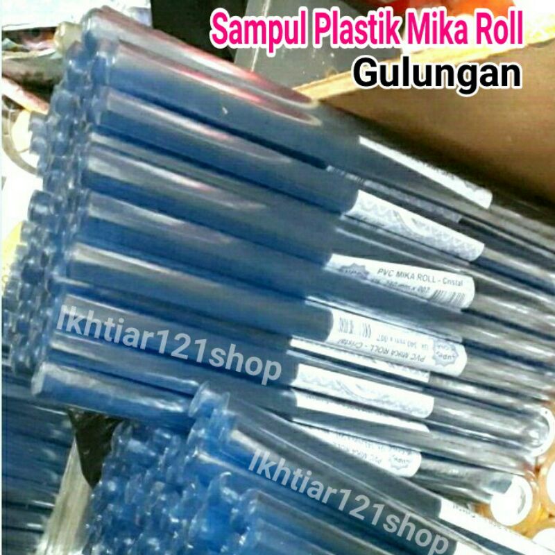 Jual Sampul Buku Plastik Mika Roll Bening Per Roll Shopee Indonesia 