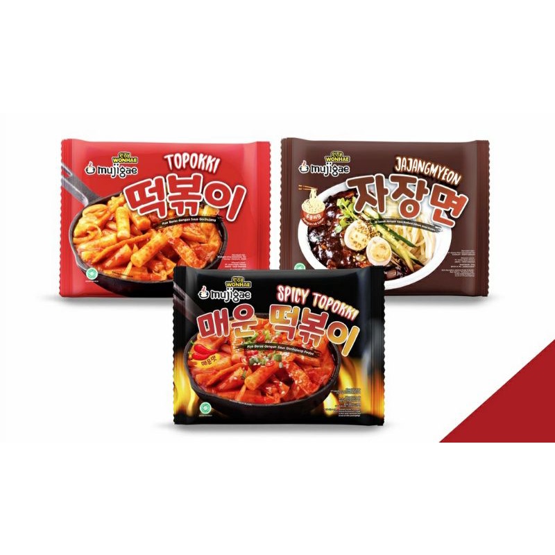 Jual Mujigae JajangMyeon/Tokpoki/Topokki/Spicy Topokki | Shopee Indonesia