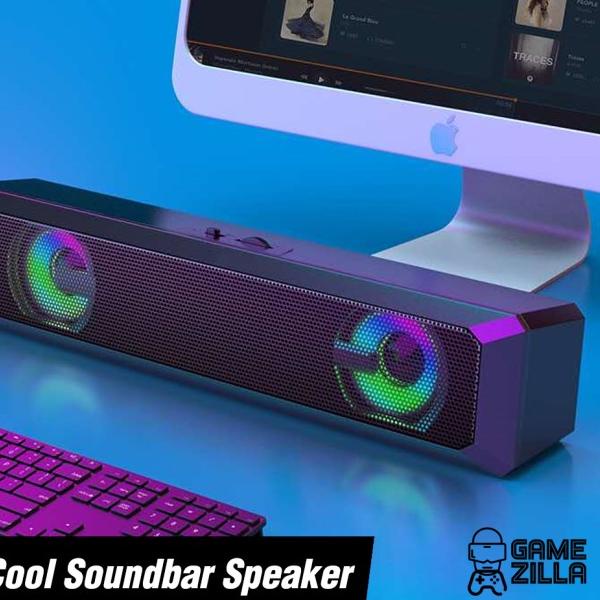 Jual Speaker USB Soundbar Mini Spiker PC Laptop Komputer Speker RGB ...