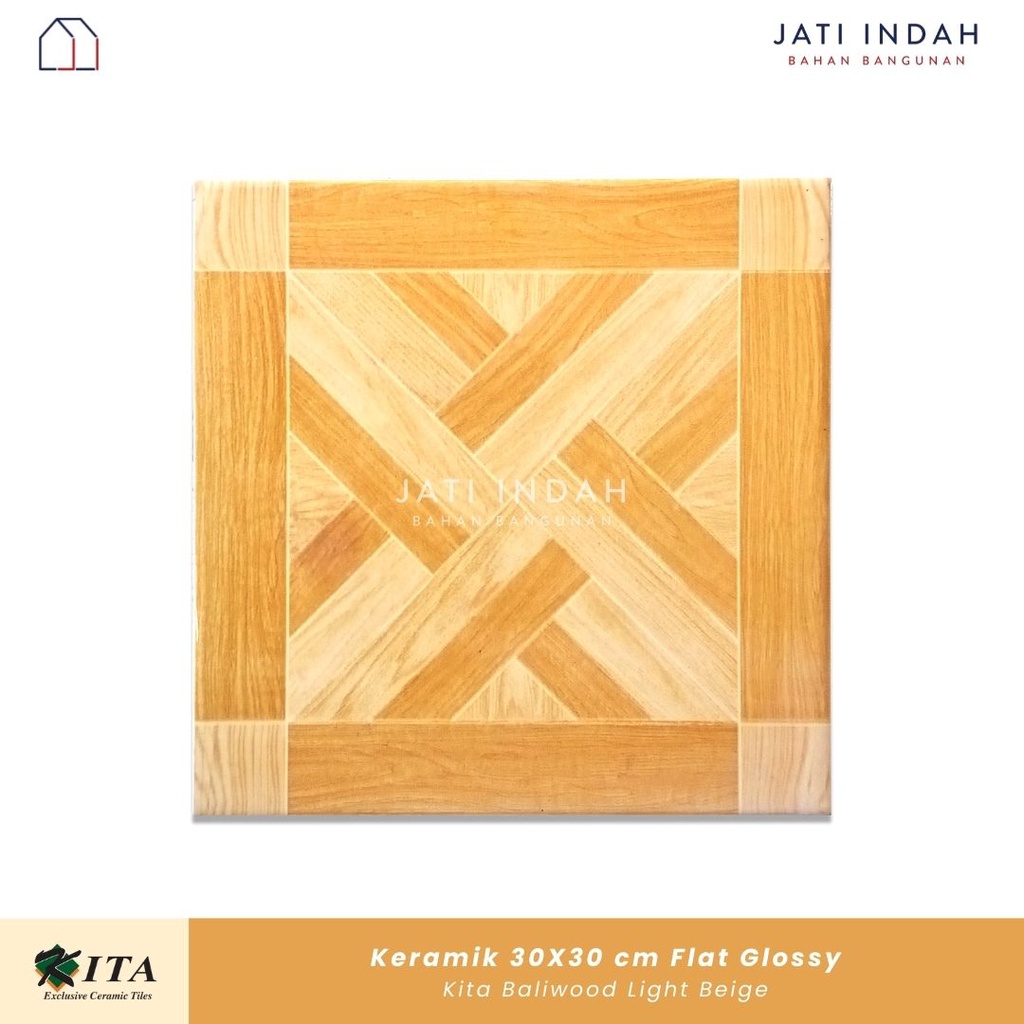 Jual Keramik Motif Kayu Klasik Glossy Halus 30x30 cm Kita Baliwood | Shopee Indonesia