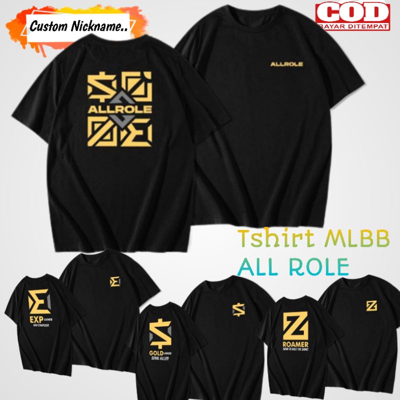 Jual Kaos Game Mobile Legeds/Hero Legend All Role Custom Baju Distro ...
