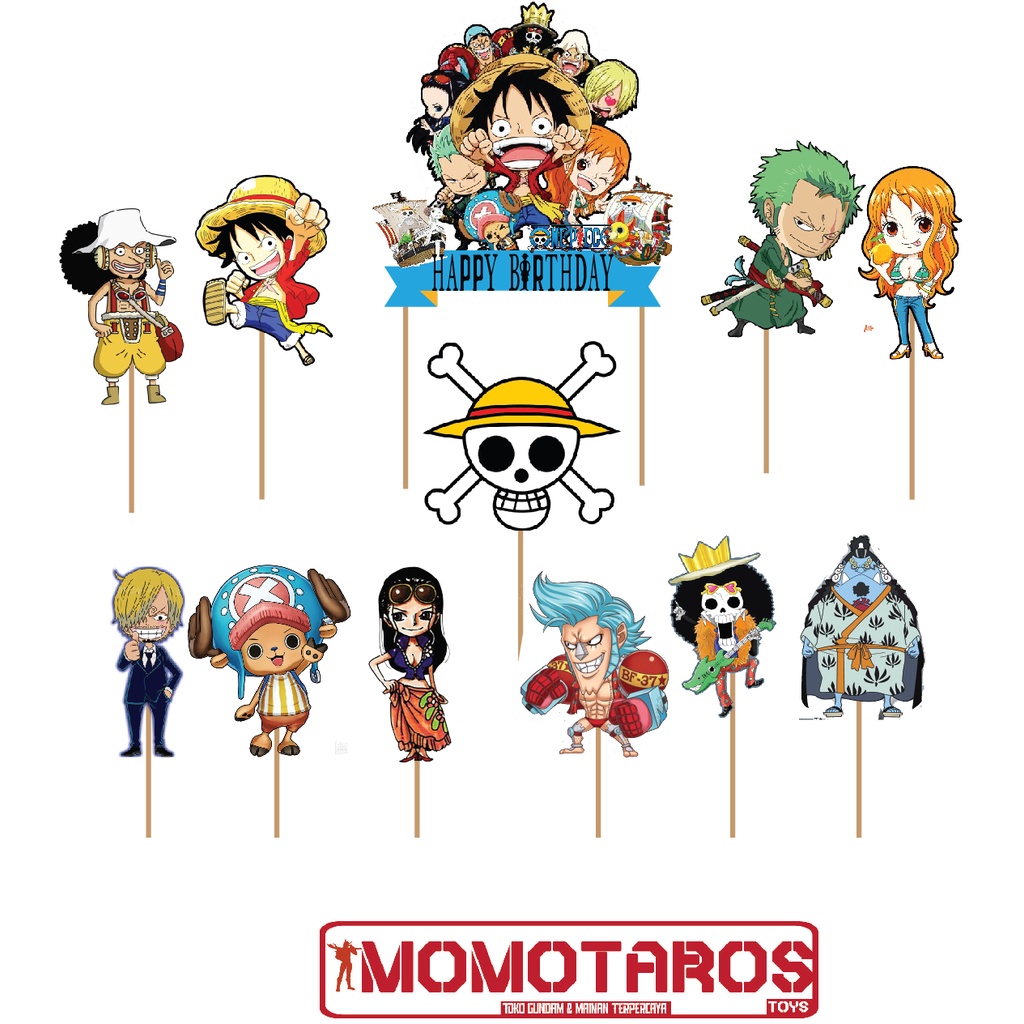 Jual Topper cake One piece Chibi New | Shopee Indonesia