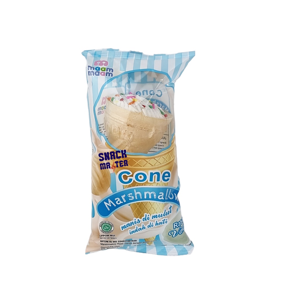 Jual Maam Maam ICE CONE Marshmallow - Netto 17 gr | Shopee Indonesia