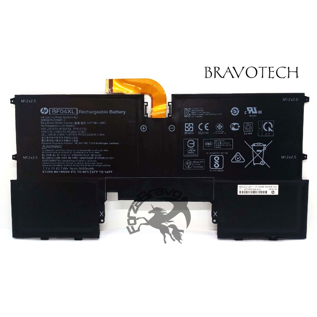 Jual Baterai Battrey Laptop Hp Spectre 13 13-AF 13-AF503TU BF04XL ...