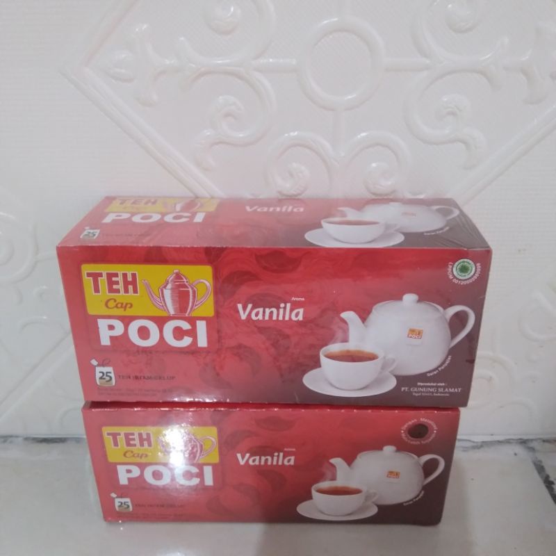 Jual Teh poci vanilla 25 kantong | Shopee Indonesia