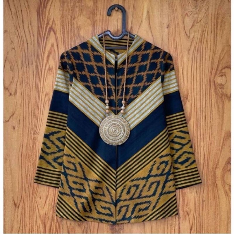 Jual blus tenun original premium | Shopee Indonesia