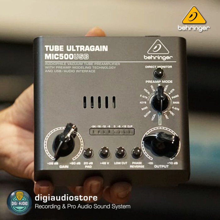 Jual Mic Preamp Tabung & Usb Soundcard Audio Inteface Behringer ...