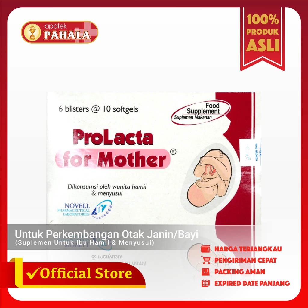 Jual Prolacta for Mother 10 Kapsul | Vitamin ibu Hamil | Shopee Indonesia