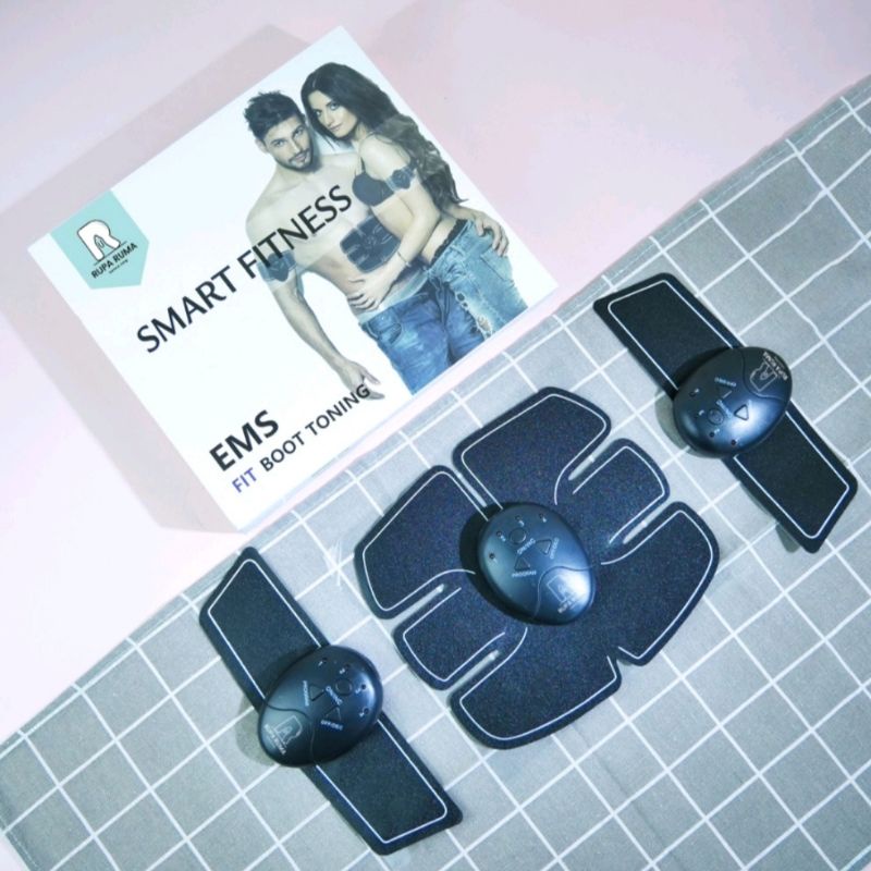 Jual alat pembakar lemak ems getar listrik magnet terapi six pack otot ...