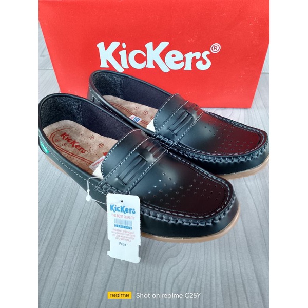 Jual sepatu Kickers cewek flat formal dinas kerja kantor sekolah guru ...