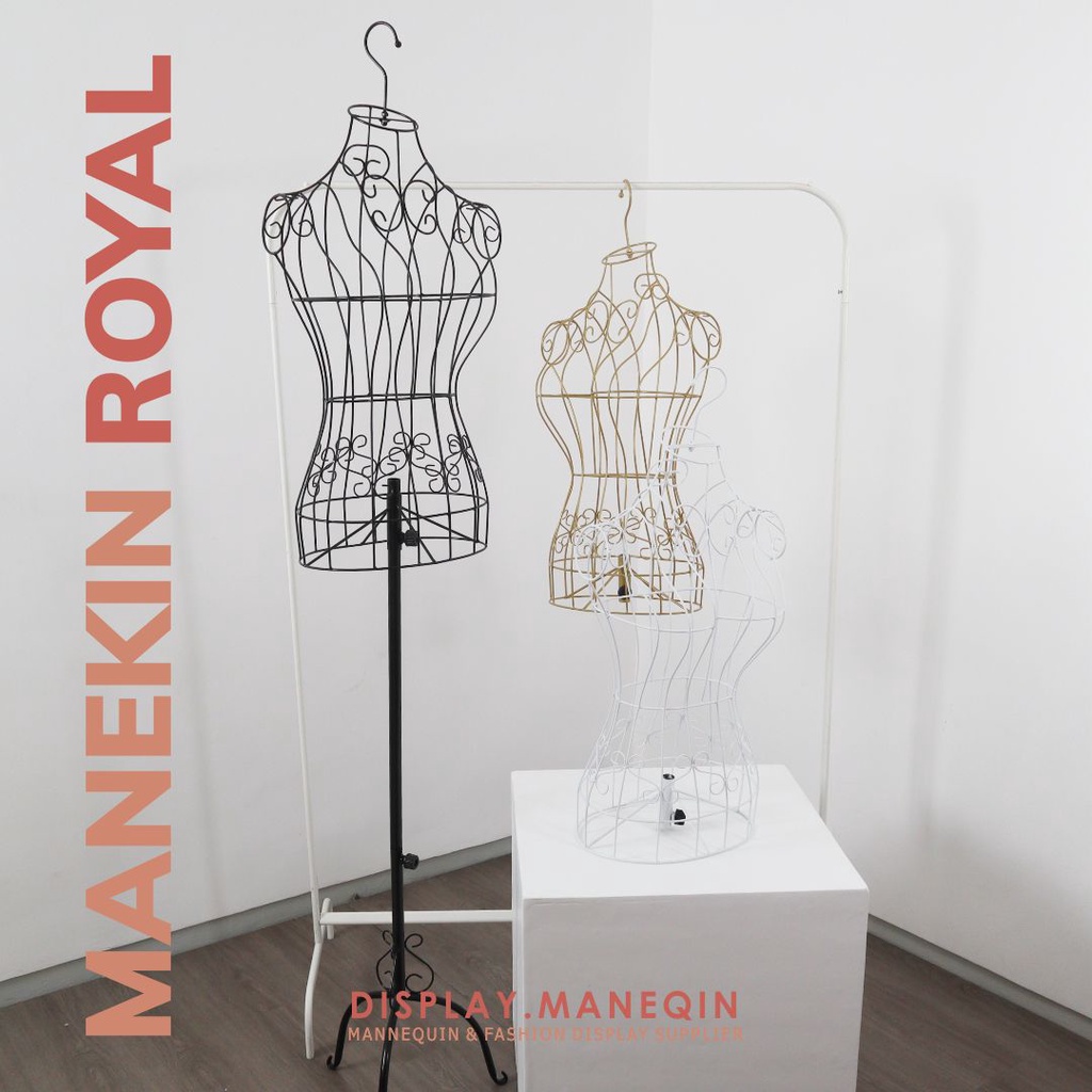 Jual MANEKIN ROYAL DM 821 MANEKIN JARING BESI VINTAGE MANEKIN 3 FUNGSI ...