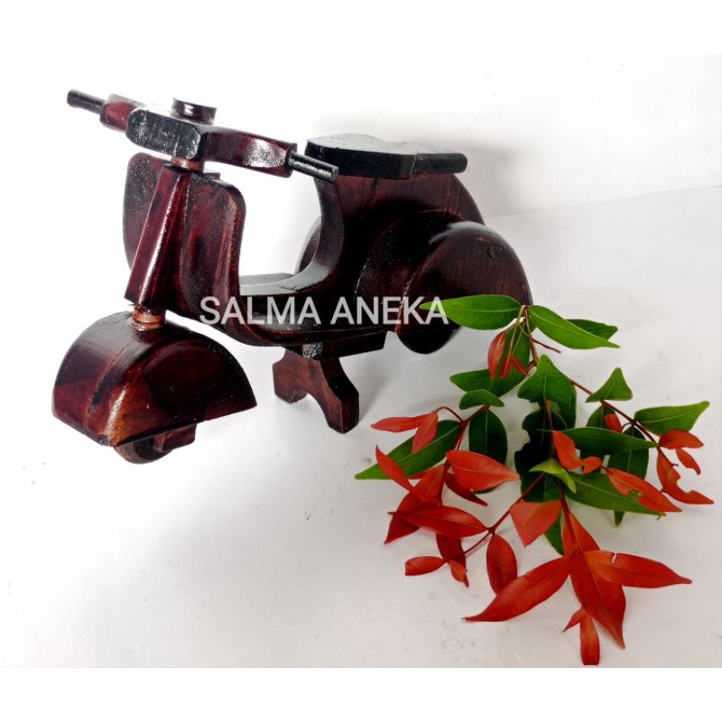 Jual MINIATUR KAYU DIECAST SEPEDA MOTOR HARLEY MOBIL PESAWAT BECAK KAYU ...