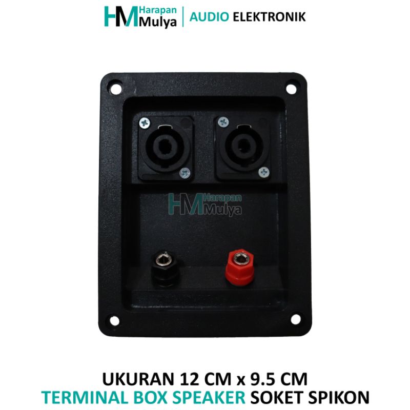 Jual Terminal Box Speaker Soket Spikon Spicon 2in1 | Shopee Indonesia