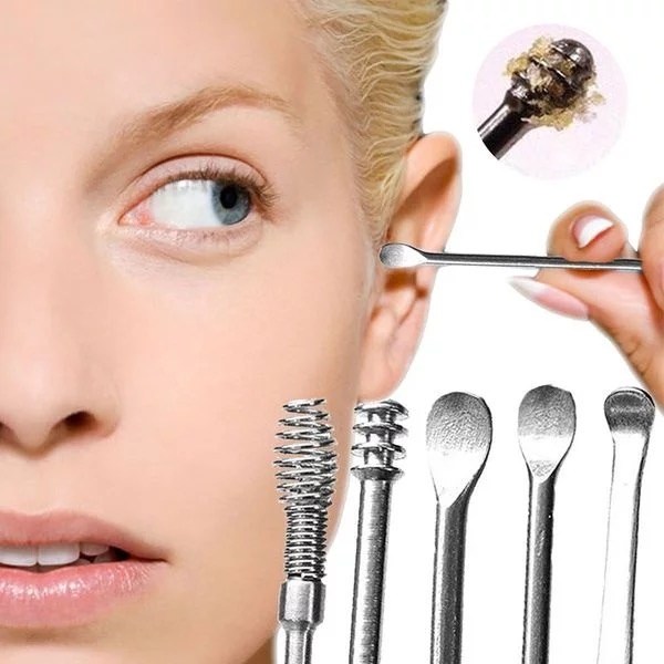 Jual Kotak pinset Korek Kuping Telinga Earwax Potong kuku | Shopee ...