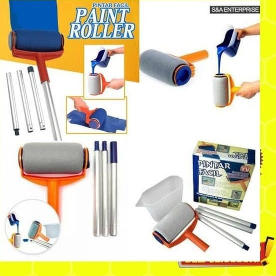 Jual ALAT CAT DINDING PINTAR PANCIL ROLL EASY MAGIC PAINT ROLLER KUAS ...