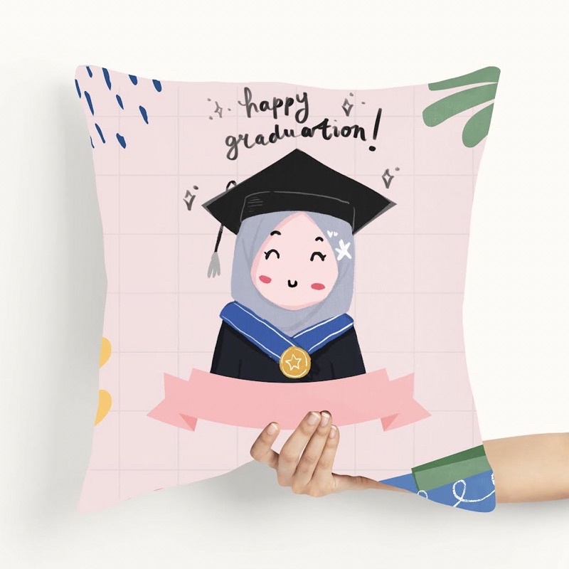 Jual BANTAL GRADUATION / BANTAL FOTO PRINTING / BANTAL CUSTOM PRINTING ...