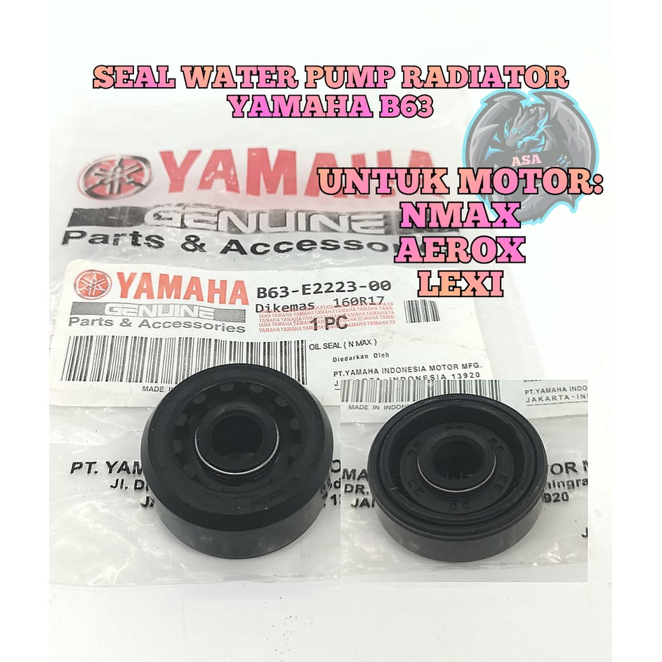 Jual SEAL WATERPUMP RADIATOR KUALITAS ASLI ORIGINAL YAMAHA B63 NMAX N MAX , AEROX , LEXI SIL ...