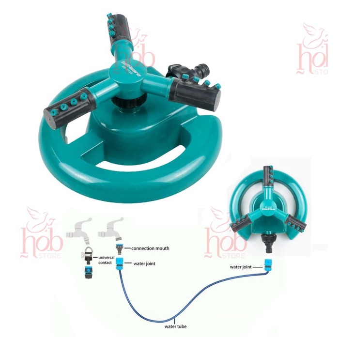 Jual Sprinkler Water Sprinkler Penyiraman Rotary Air Taman Kebun ...