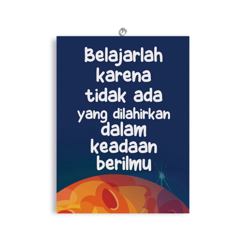 Jual Hiasan Dinding Quotes Motivasi Pajangan Dinding Sekolah Poster ...