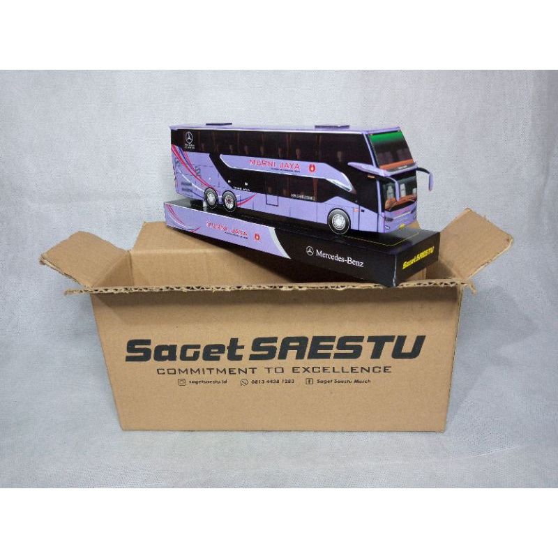 Jual MINIATUR BIS BUS MURNI JAYA XDD LAKSANA SR2 PAPERCRAFT PAPERBUS ...
