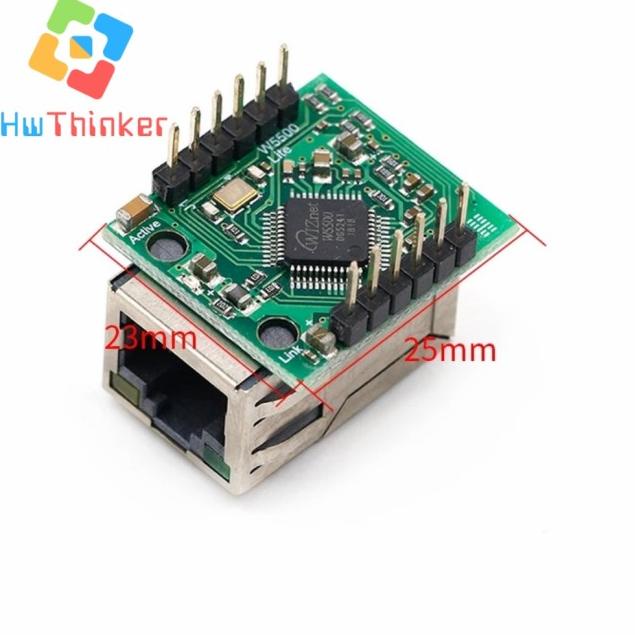 Jual Smart USR-ES1 W5500 SPI to LAN/ Ethernet Converter for Arduino ...