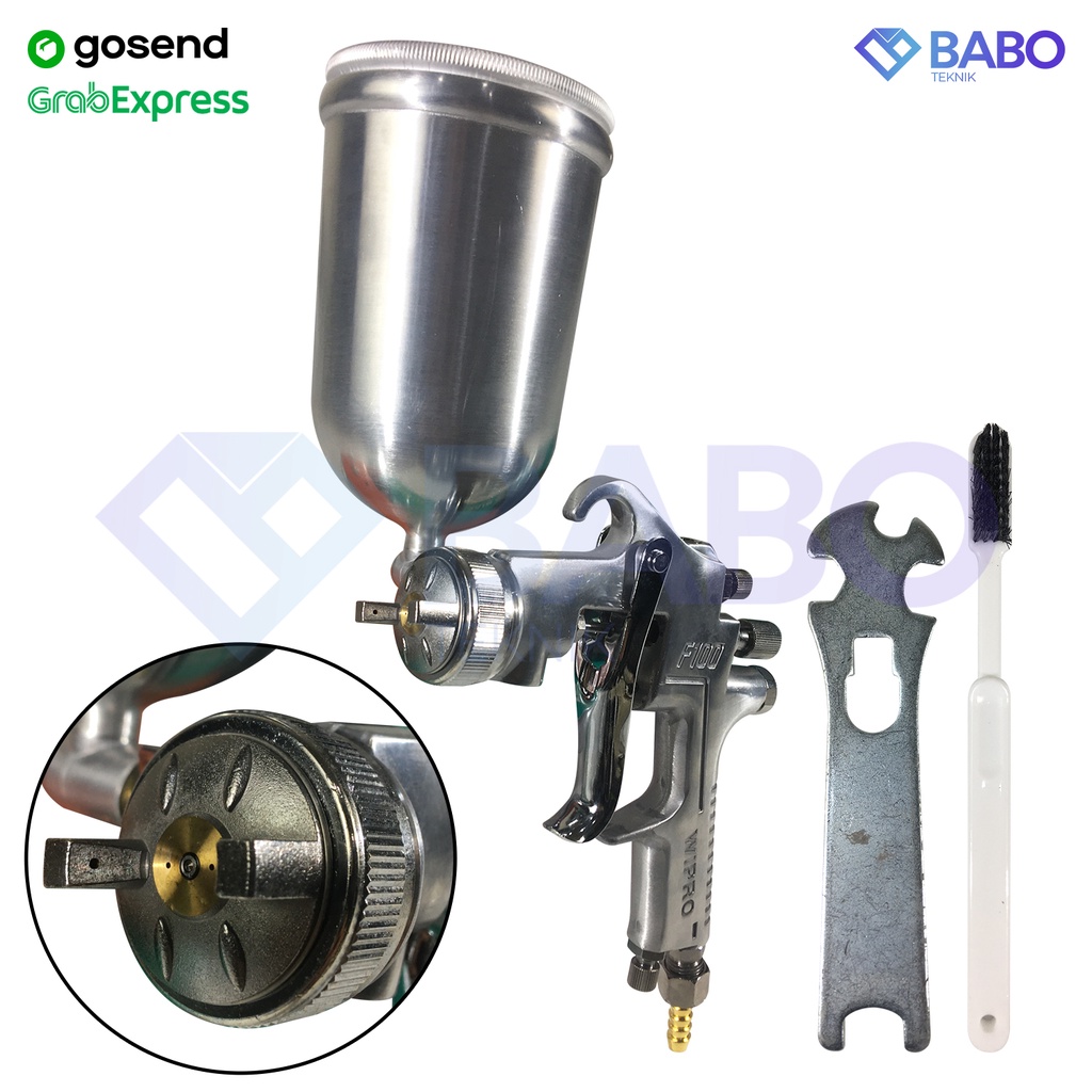 Jual Spray Gun Tabung Atas Wipro F100 G Meiji Type F 100G | Shopee Indonesia